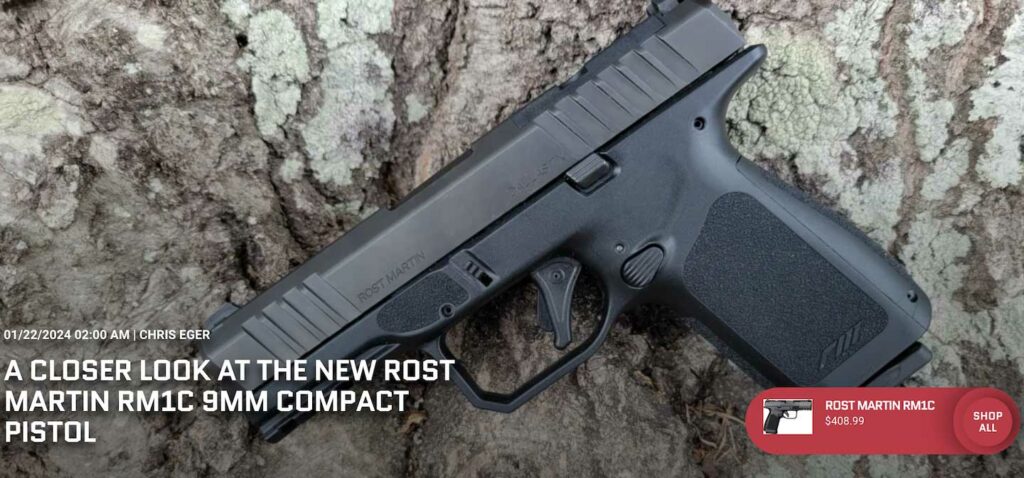 A Closer Look at the New RM1C 9mm Compact Pistol - Rost Martin