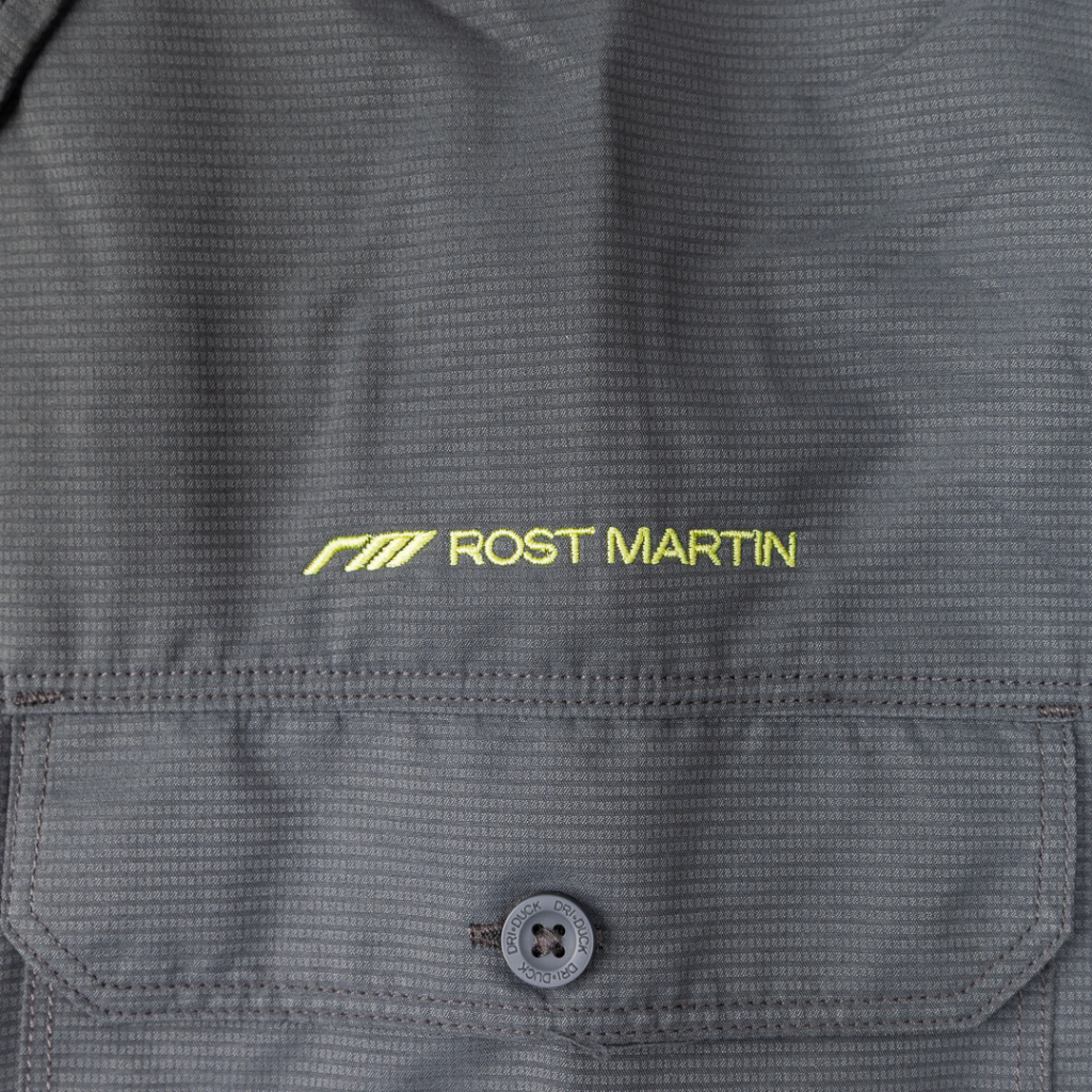 Rost Martin Long Sleeve Woven Shirt – Charcoal - Rost Martin